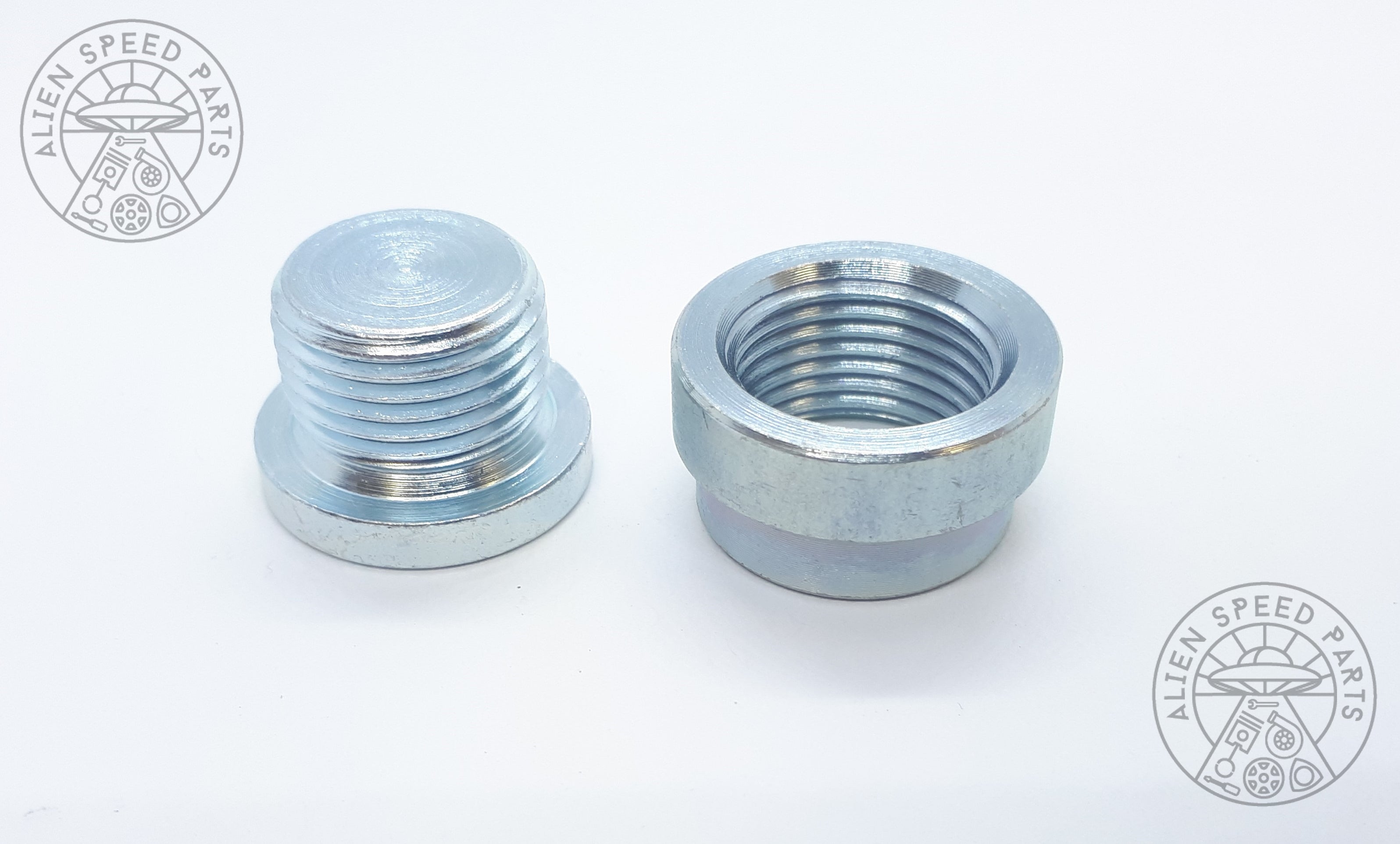 Mild Steel Exhaust o2 Sensor Weld on Bung & Block Off Bolt — Alien ...