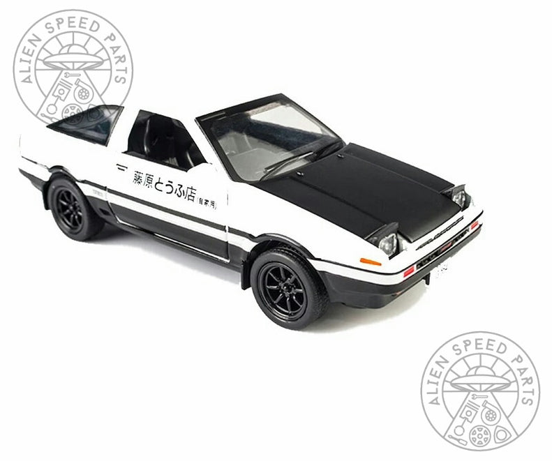 Model Toyota AE86 Initial D 1/28 Metal Body — Alien Speed Parts