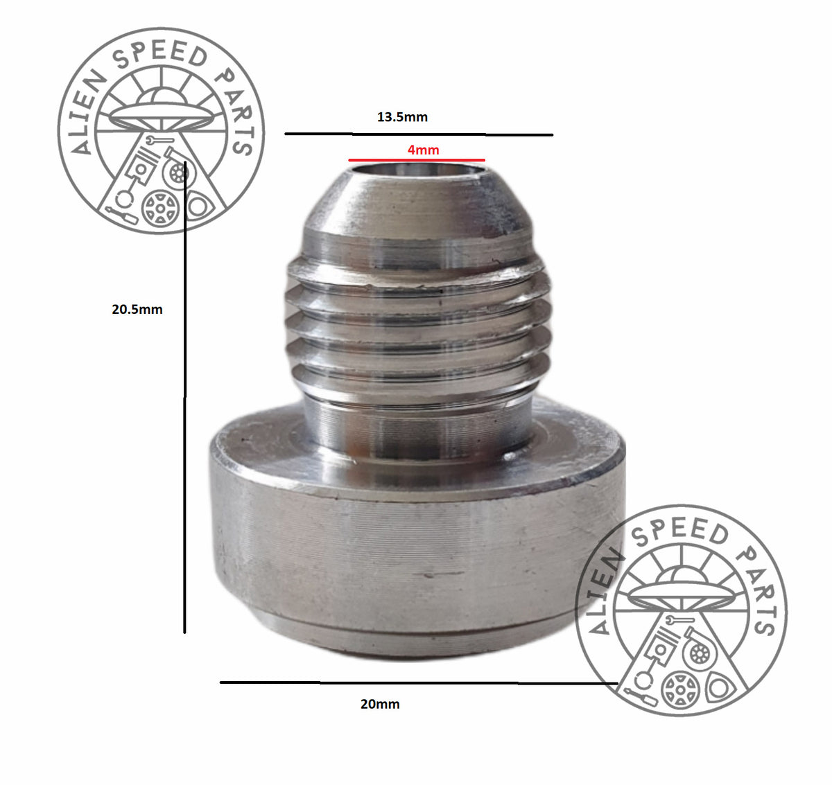 AN Alloy Weld-On Fitting - High Quality - AN6 AN8 AN10 AN12 AN16 ...