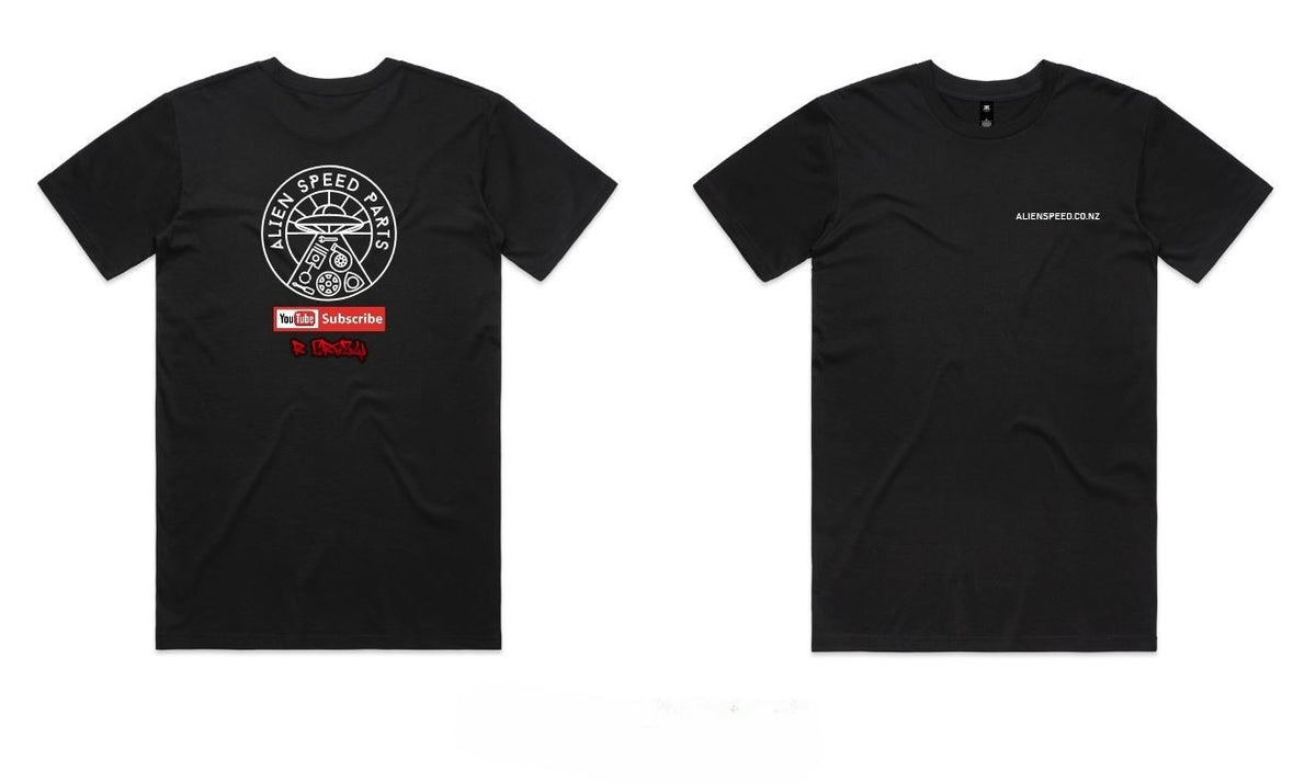 Printed Alien Speed Parts x RCRAZY Tee Shirt PRE ORDER!!!!