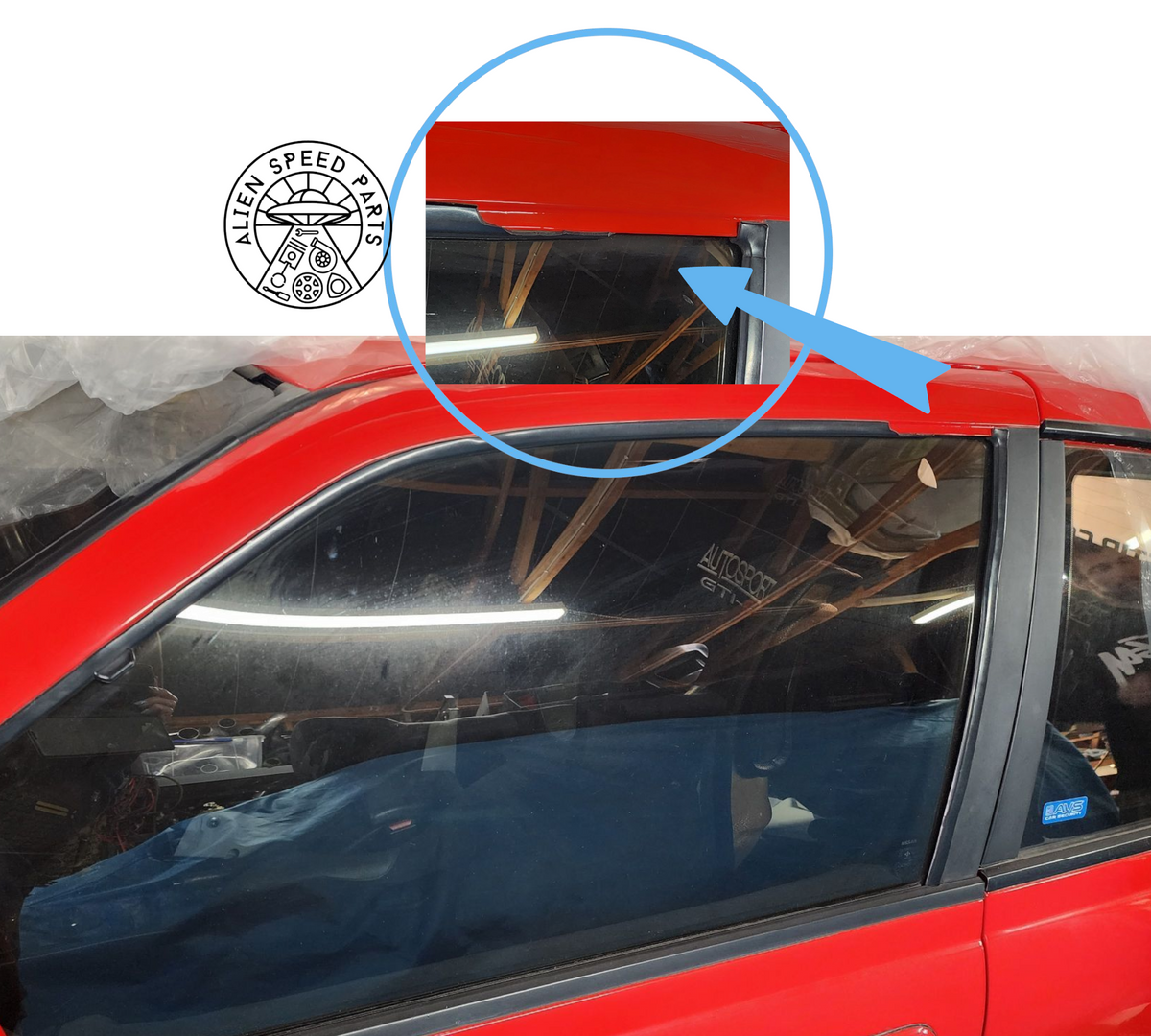 Nissan Pulsar RNN14 GTI-R OEM Window Weather / Channel Replacement Sea ...