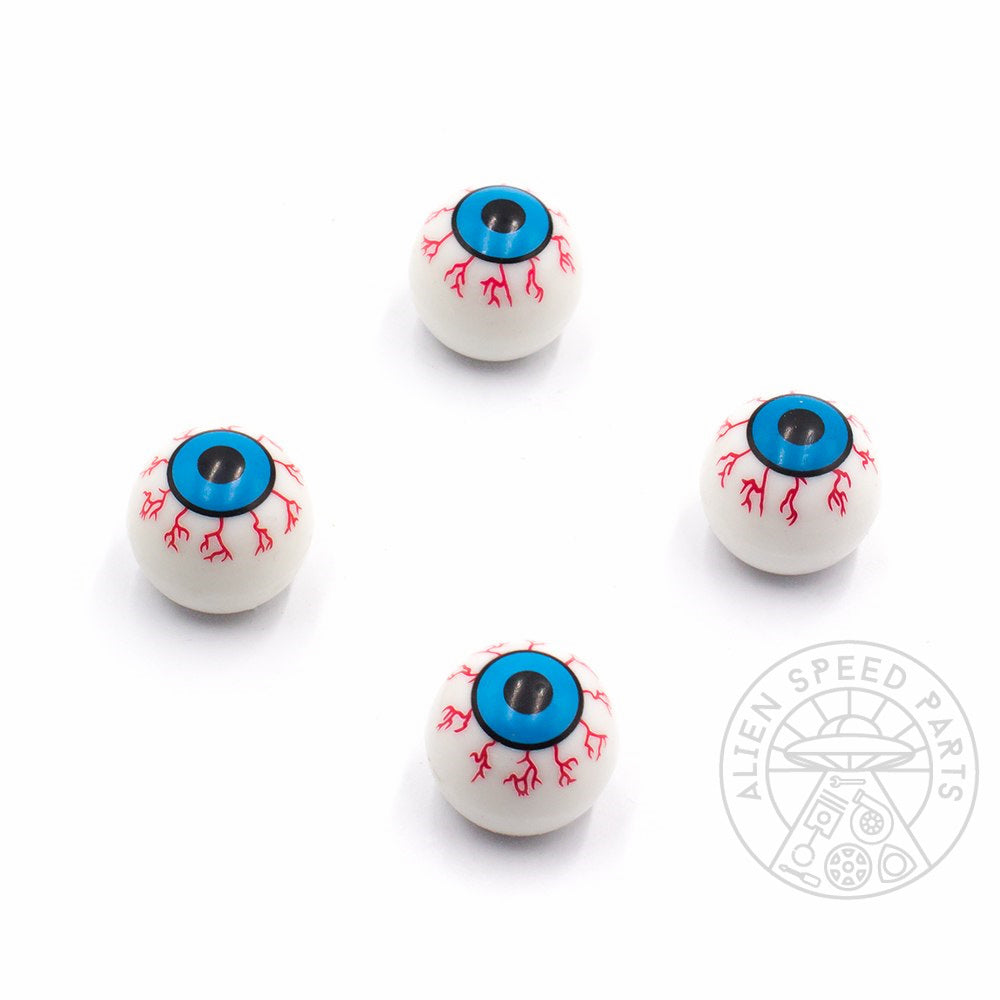 Eye Ball Valve Caps - Car, Motorbike Trailer — Alien Speed Parts