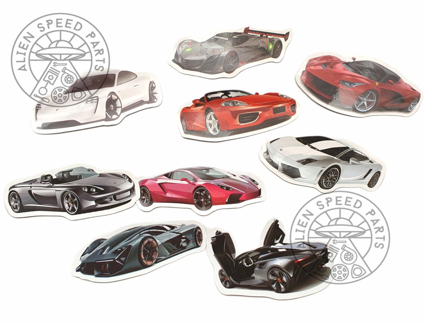 Classic Sports Car Sticker Bomb — Alien Speed Parts