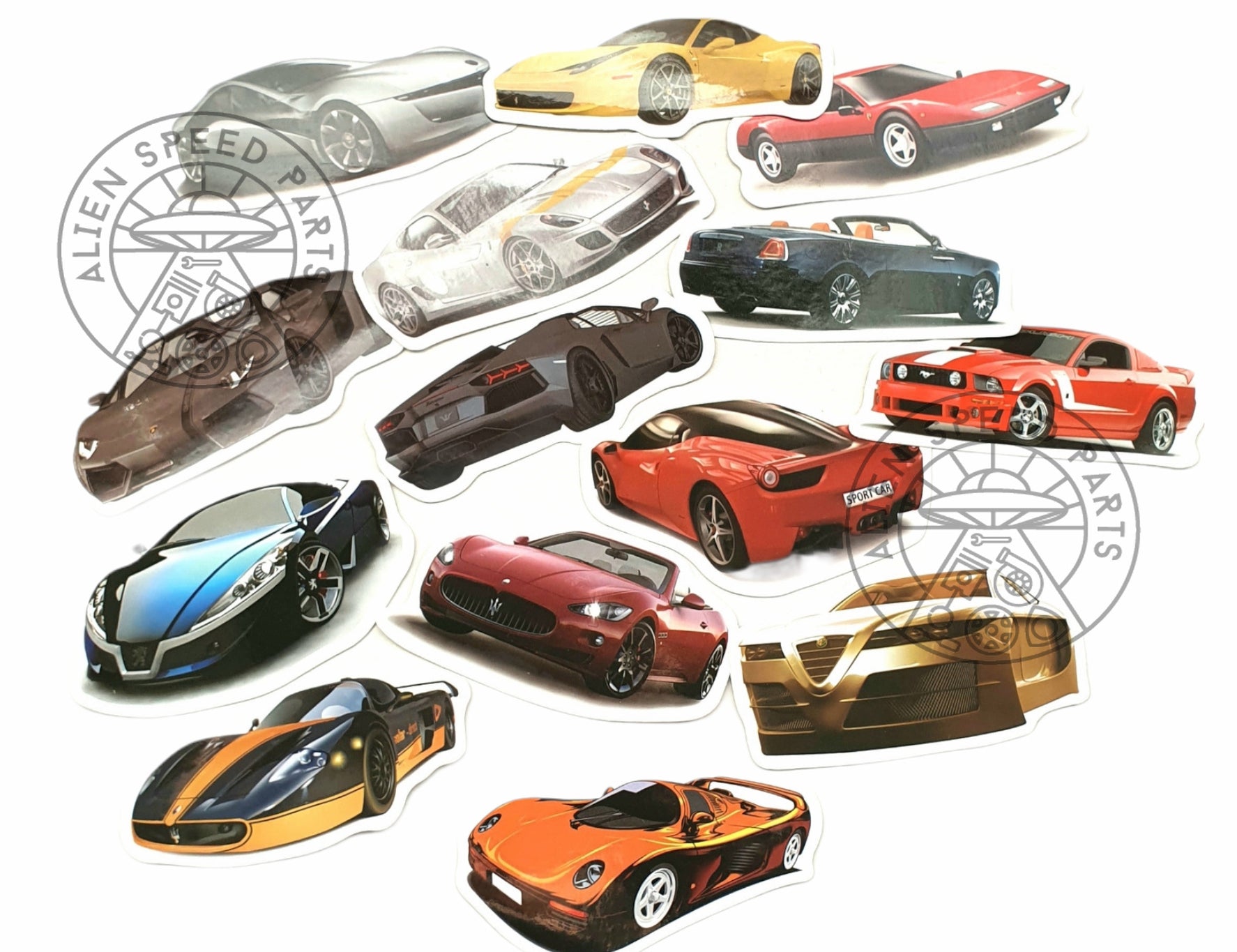 Classic Sports Car Sticker Bomb — Alien Speed Parts
