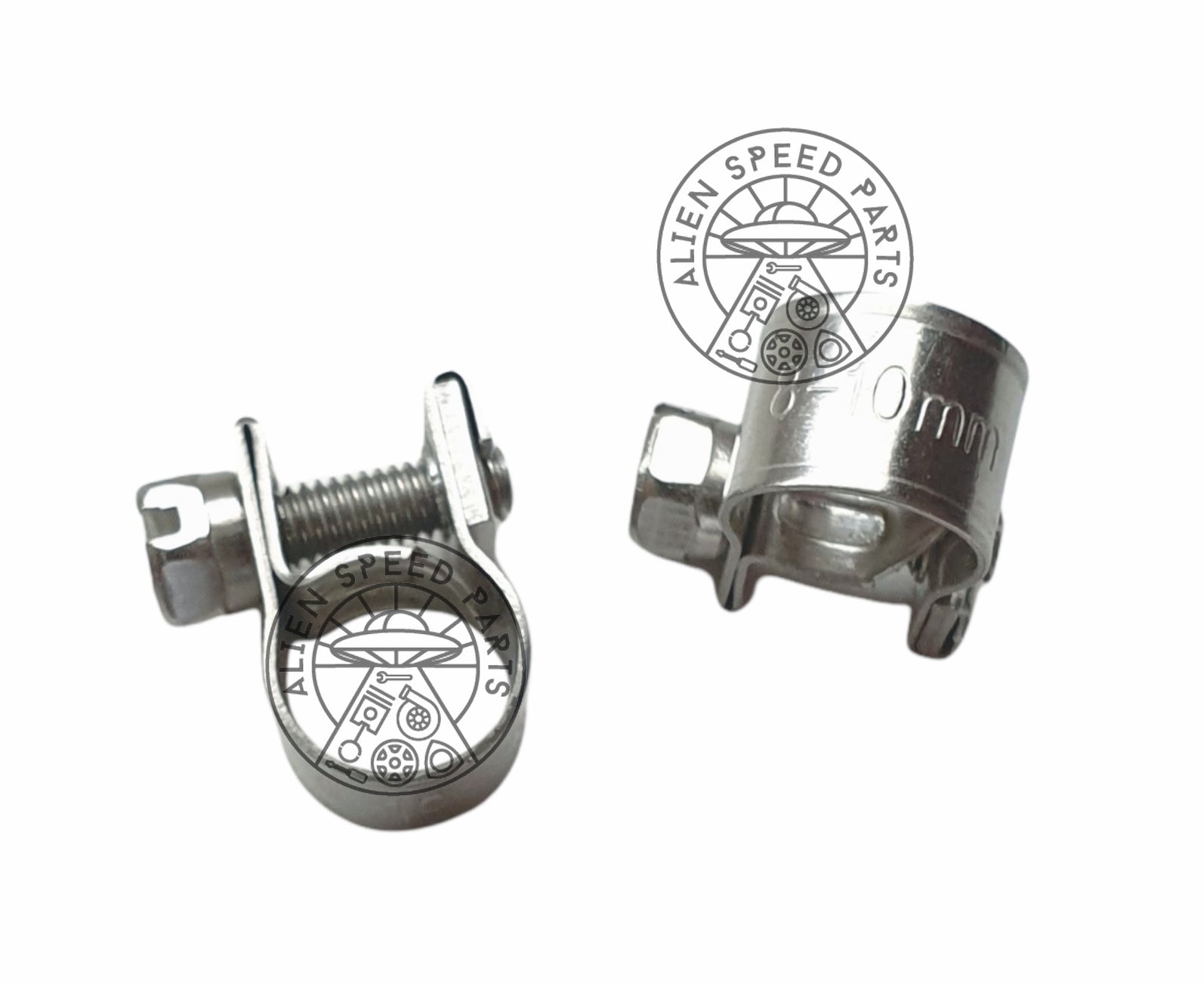 EFI Stainless Adjustable Hose Clamps - Many Sizes — Alien Speed Parts