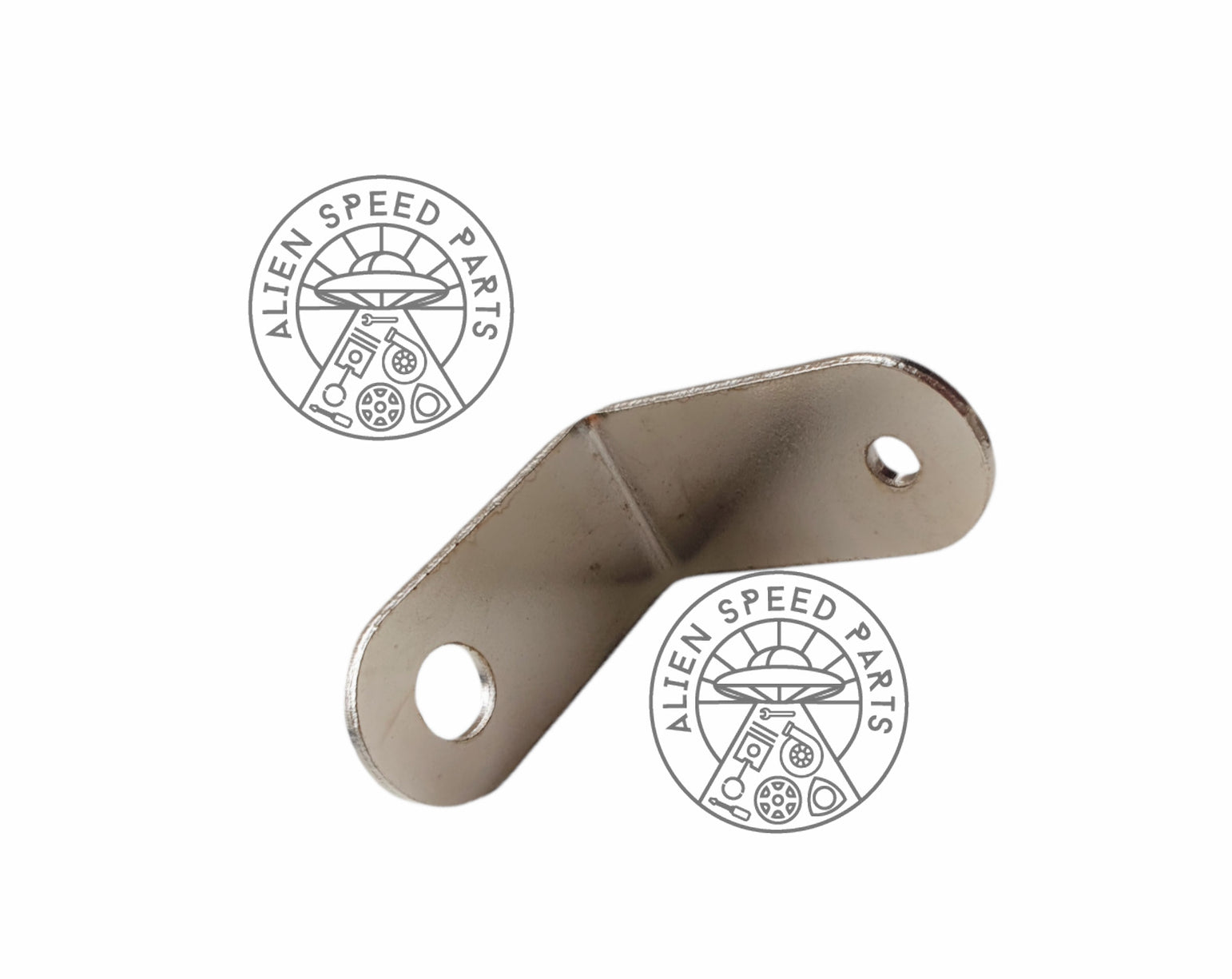 Dual Throttle Return Springs & Chrome L Bracket — Alien Speed Parts