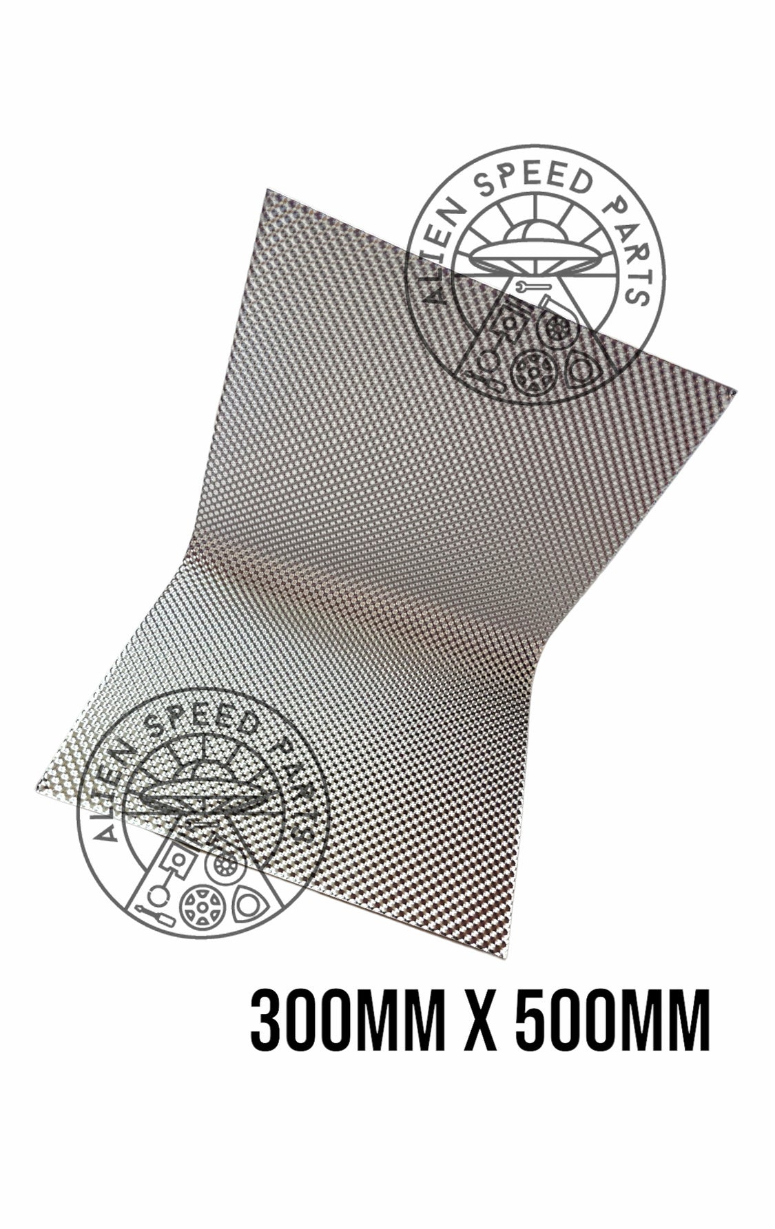 Heat Shield Aluminum 300mm x 500mm Sheet — Alien Speed Parts